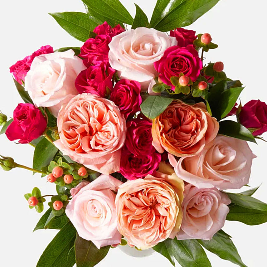 Online Appealing Assorted Rose & Spray Rose Arrangement Gift Delivery ...