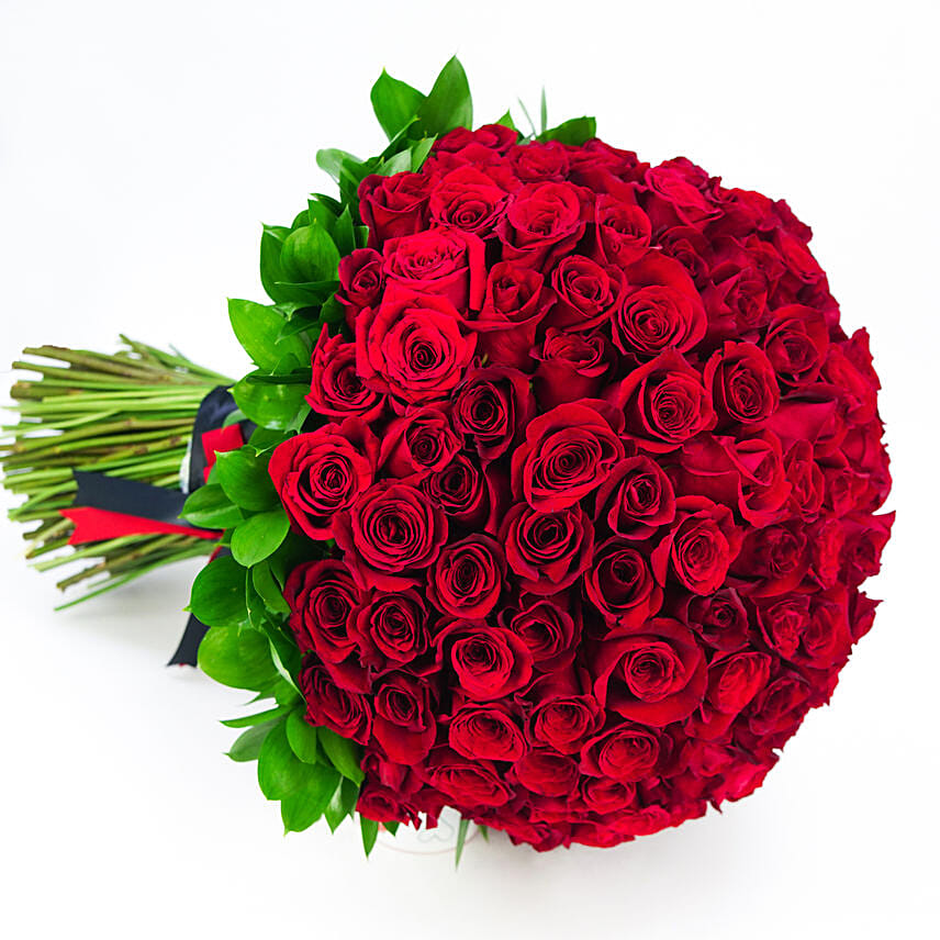 Online Hand Tied 150 Roses Bunch Gift Delivery in Egypt - Fnp.ae