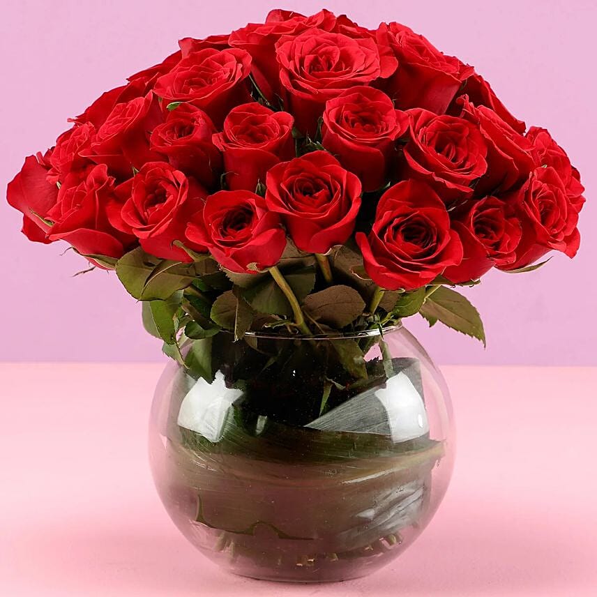 Online Extravagant 40 Red Roses Arrangement Gift Delivery in India - FNP