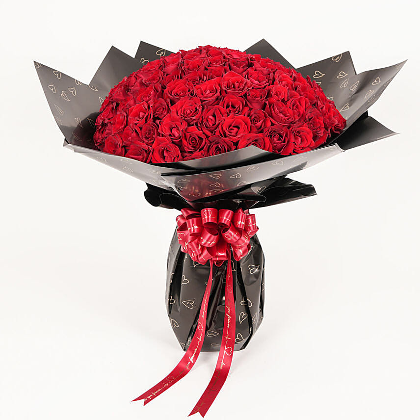 أون لاين 111 Red Roses Grand Bouquet توصيل هدايا في Kuwait - FNP
