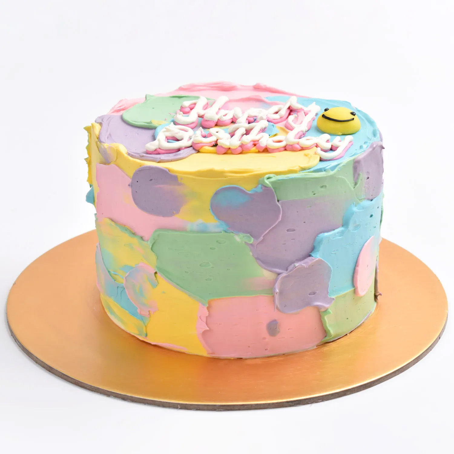 Online Colorful Birthday Cake 4 Portion Gift Delivery in Kuwait - Fnp.ae