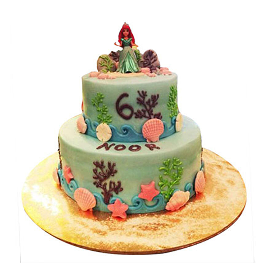Order Red haired Princess Cake Online | Same-Day Delivery UAE - Fnp.ae
