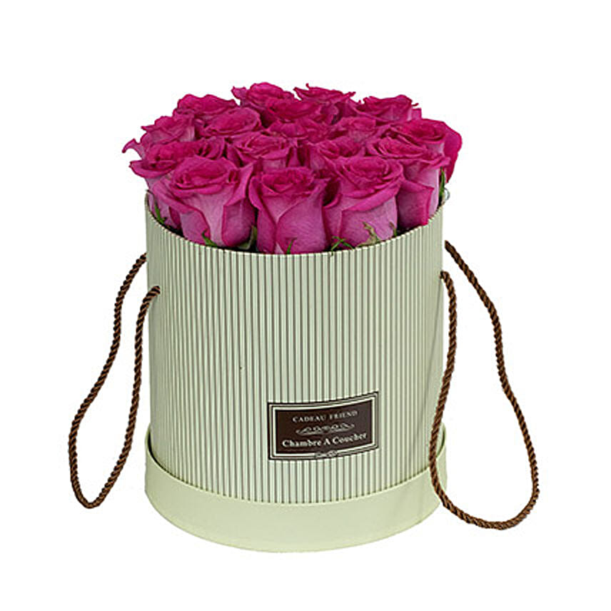 Order Adorable Pink Roses Box Online | Same-Day Delivery UAE - Fnp.ae