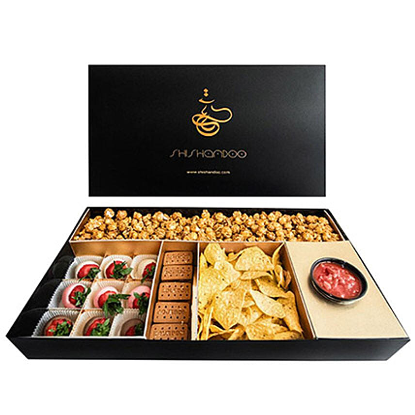 Order Scrumptious Snacks Box Online | Same-Day Delivery UAE - Fnp.ae