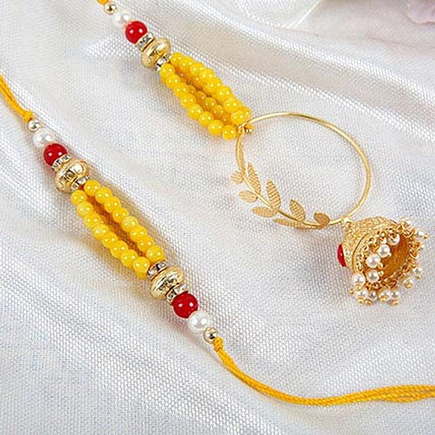 Order Beaded Lumba Rakhi Set Online | Same-Day Delivery UAE - Fnp.ae