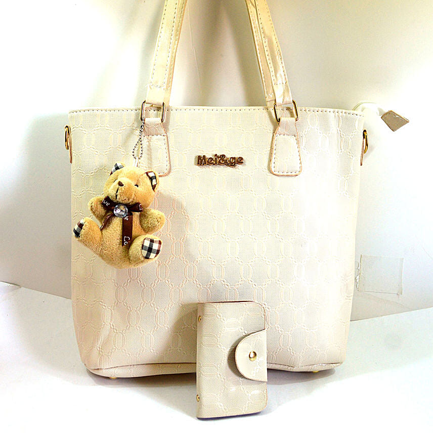 Order Stylish Cream Bag Set Online | Same-Day Delivery UAE - Fnp.ae