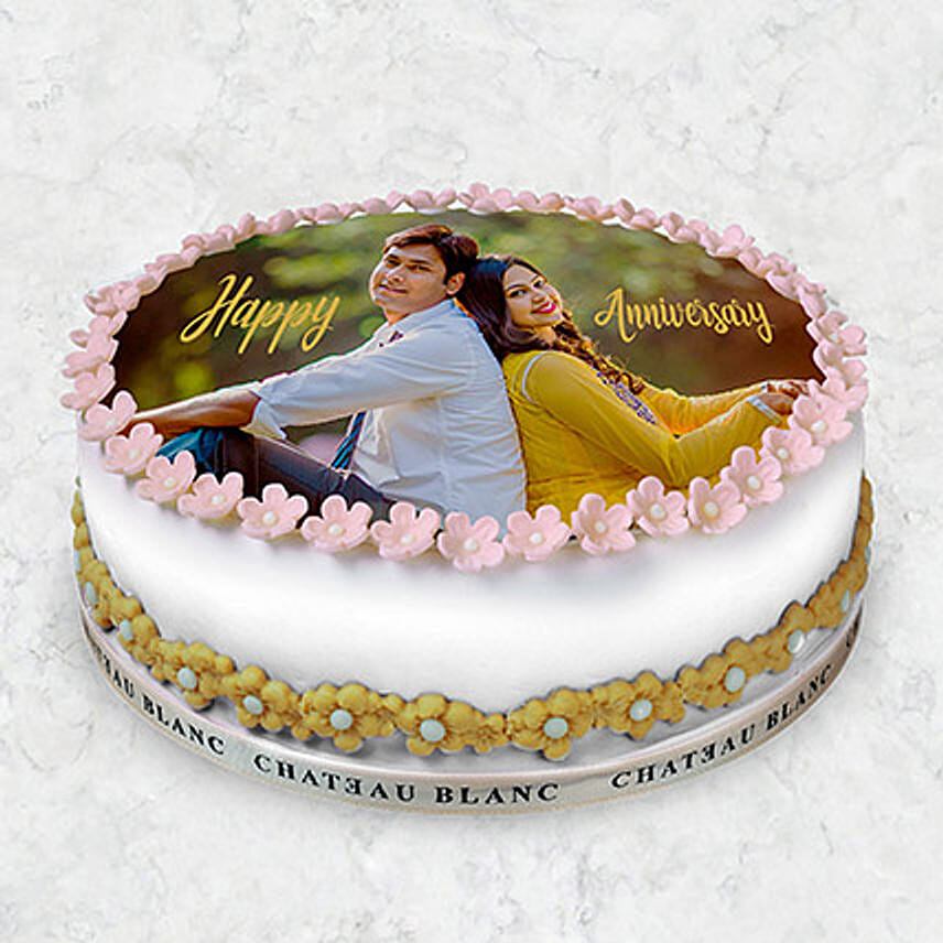 Order Round Photo Cake 10 Pax Online | Same-Day Delivery UAE - Fnp.ae