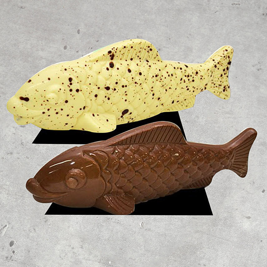 Order Set Of 2 Fish Shaped Chocolates Online | Same-Day Delivery UAE ...