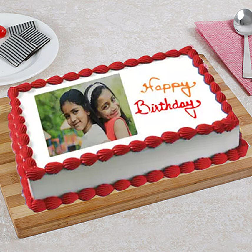 Order Celebration Photo Cake 3 Kg Truffle Cake Online | Same-Day ...