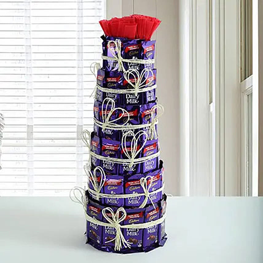 Order Delicious Dairy Milk Tower Online | Same-Day Delivery UAE - Fnp.ae