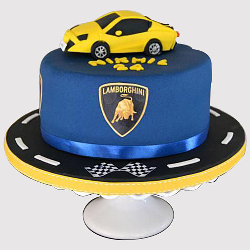 Order Yellow Lamborghini CakeChocolate Cake Online | Same-Day Delivery ...