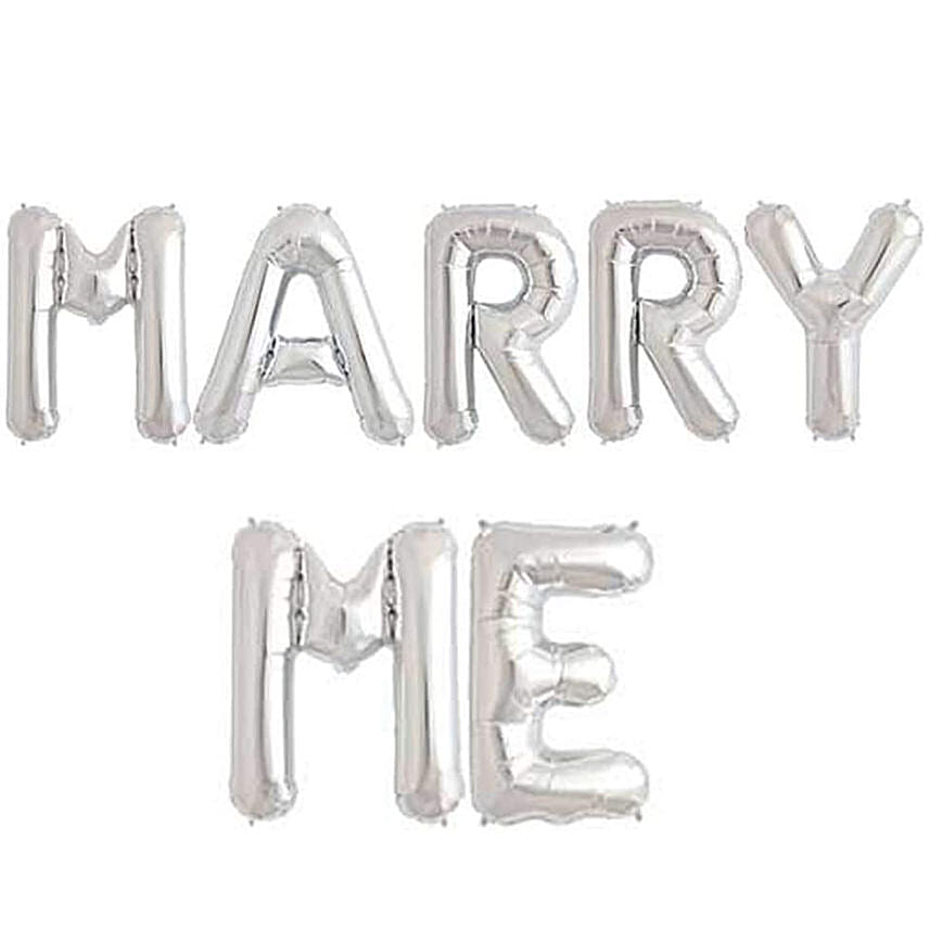Order Marry Me Balloon Set Online | Same-Day Delivery UAE - Fnp.ae