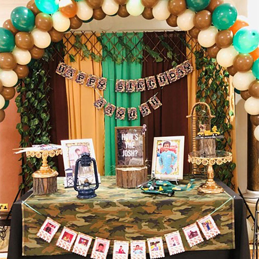 Order Army Theme Balloon Decor Online | Same-Day Delivery UAE - Fnp.ae