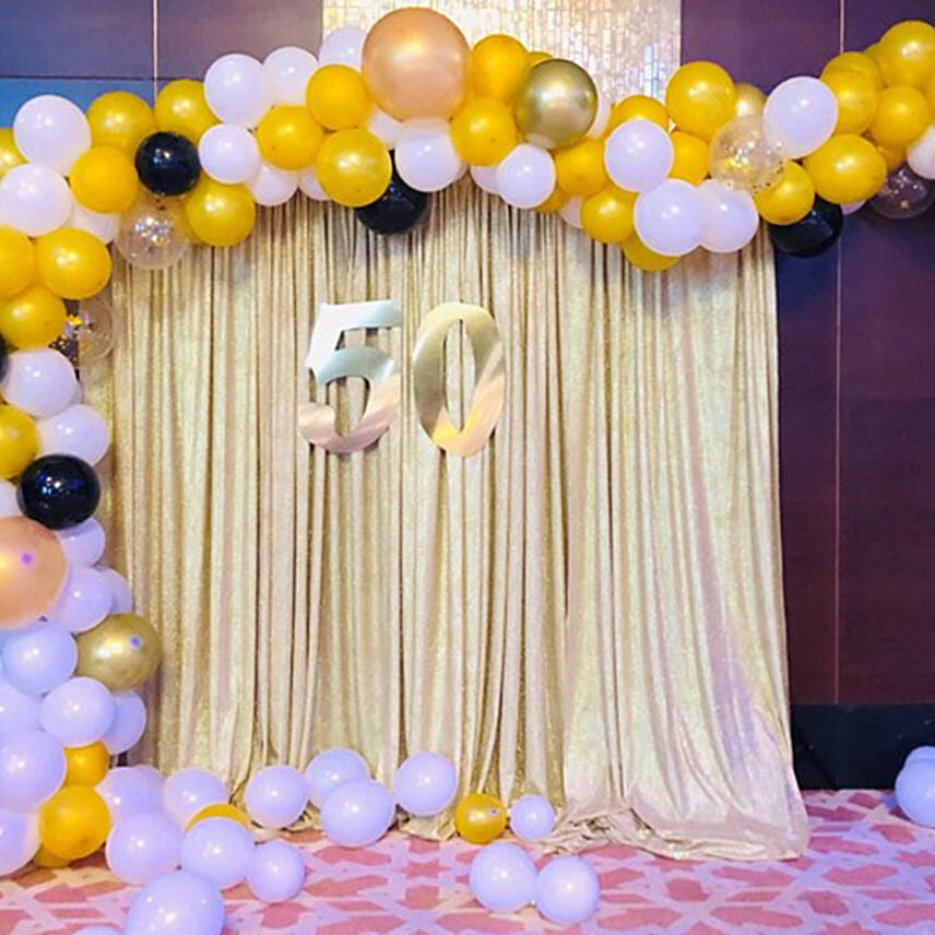 Online Celebrating 50 Years Decor Gift Delivery in UAE - FNP