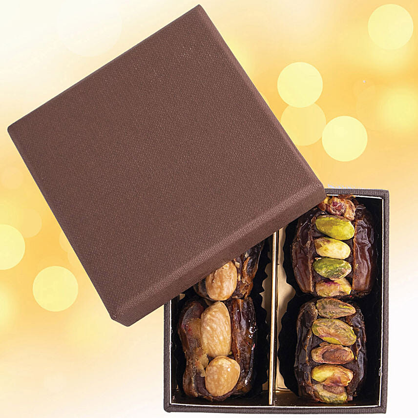Order Assorted Stuffed Dates 4 Pcs Online | Same-Day Delivery UAE - Fnp.ae