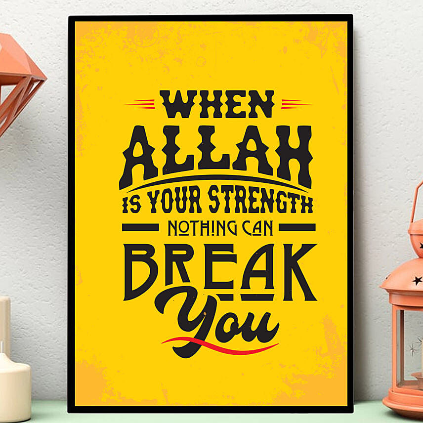 Order Ramadan Slogan Frame Online | Same-Day Delivery UAE - Fnp.ae
