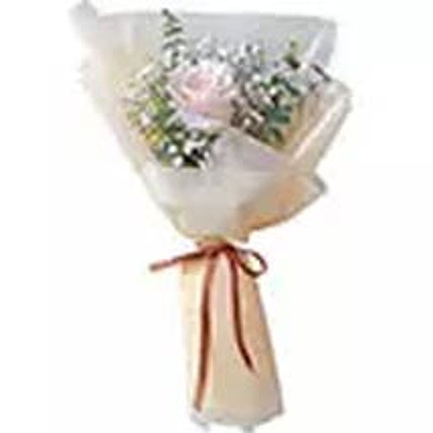 Order Single Pretty Pink Rose Online | Same-Day Delivery UAE - Fnp.ae