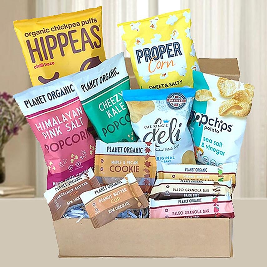 Order Gourmet Healthy Snack Hamper Online | Same-Day Delivery UAE - Fnp.ae