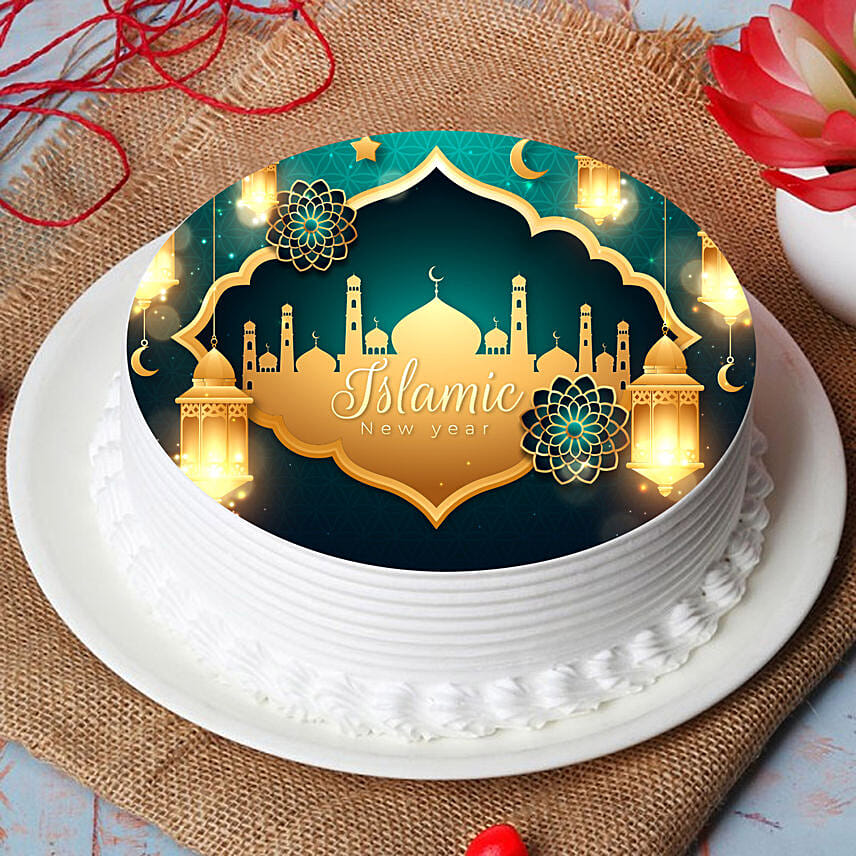Order Islamic New Year Choco Cake Online | Same-Day Delivery UAE - Fnp.ae