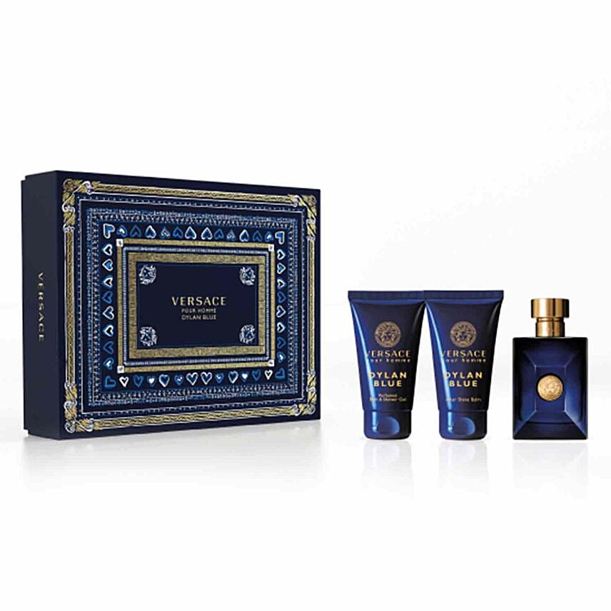 Order Versace Gift Set Dylan Blue Homme EDT 50ml For Men Online | Same ...