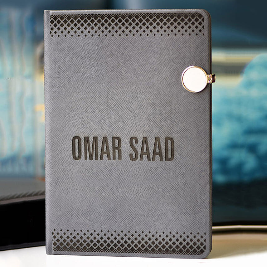 Order Personalised Blue Diary with Name Online | Same-Day Delivery UAE ...