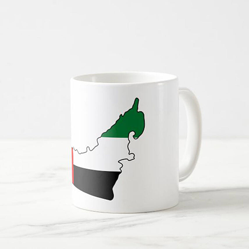 Order Printed UAE Map Mug Online | Same-Day Delivery UAE - Fnp.ae