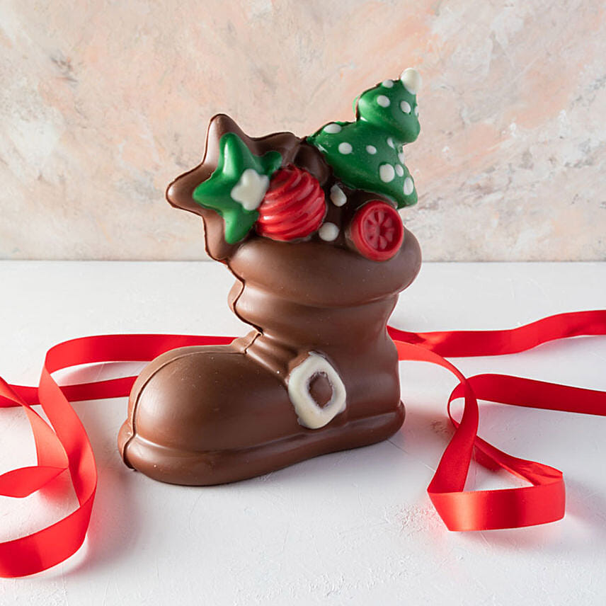 Order Chocolaty Santa Boot Online | Same-Day Delivery UAE - Fnp.ae