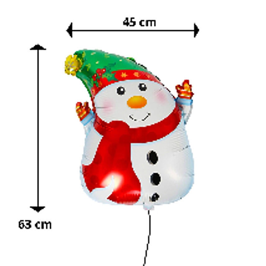 Order Snowman Foil Balloon Online | Same-Day Delivery UAE - Fnp.ae