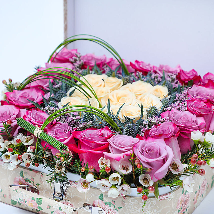 Order Blooming Box Arrangement Online | Same-Day Delivery UAE - Fnp.ae