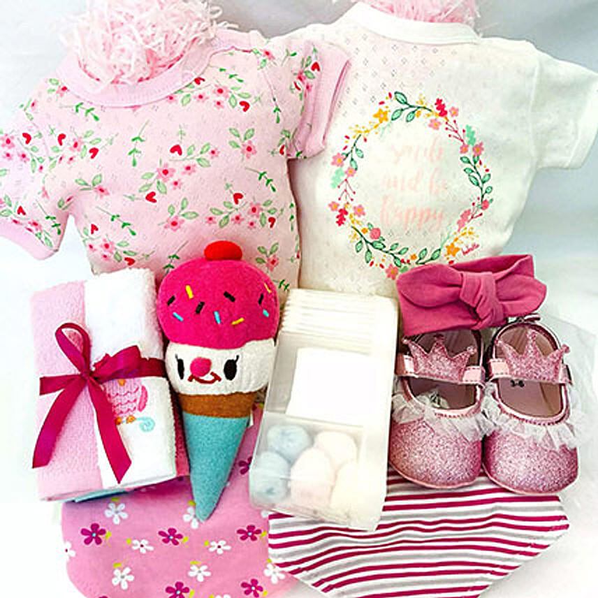 Online Cuteness Overload Gift Hamper For Baby Gift Delivery in UAE - FNP