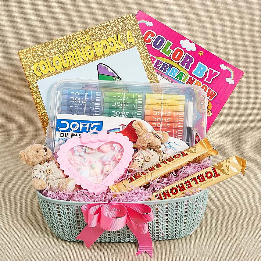 Order Colors and Chocolates Hamper For Kids Online | Same-Day Delivery ...