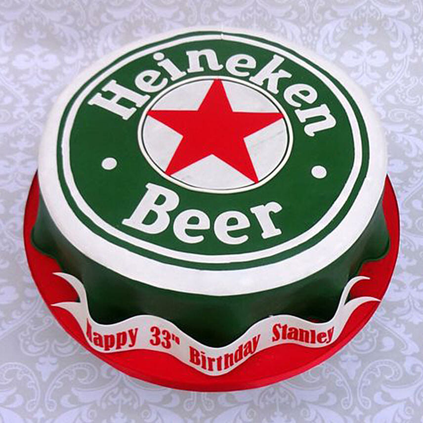 Order 3D Heineken Cake Chocolate Online | Same-Day Delivery UAE - Fnp.ae