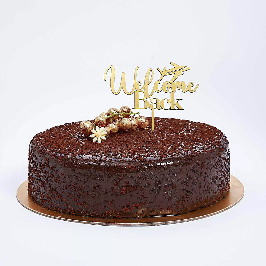 Order Welcome Back Dark Chocolate Cake Online | Same-Day Delivery UAE ...