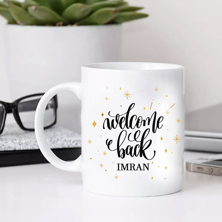 Order Personalized Welcome Back Mug Online | Same-Day Delivery UAE - Fnp.ae