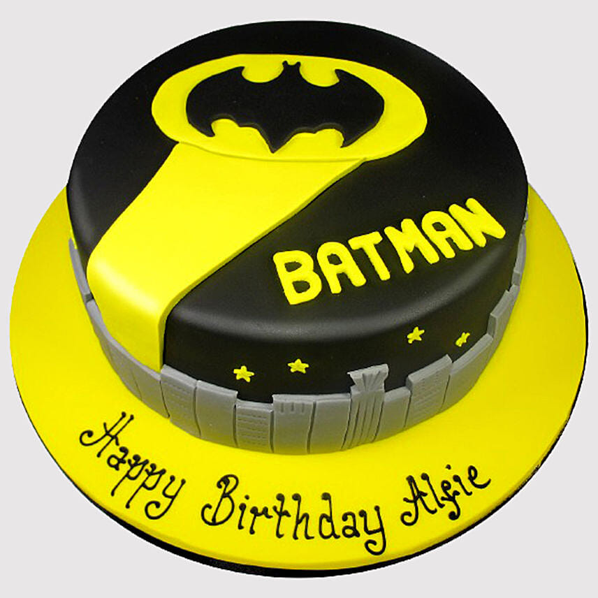 Order Batman Themed Red Velvet Cake Online | Same-Day Delivery UAE - Fnp.ae