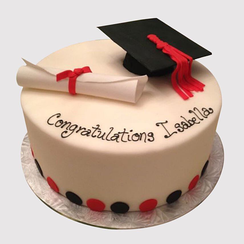 Order Congratulatory Graduation Red Velvet Cake Online | Same-Day ...