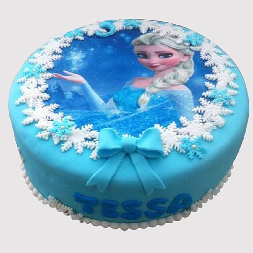 Online Frozen Elsa Red Velvet Cake Gift Delivery in UAE - FNP