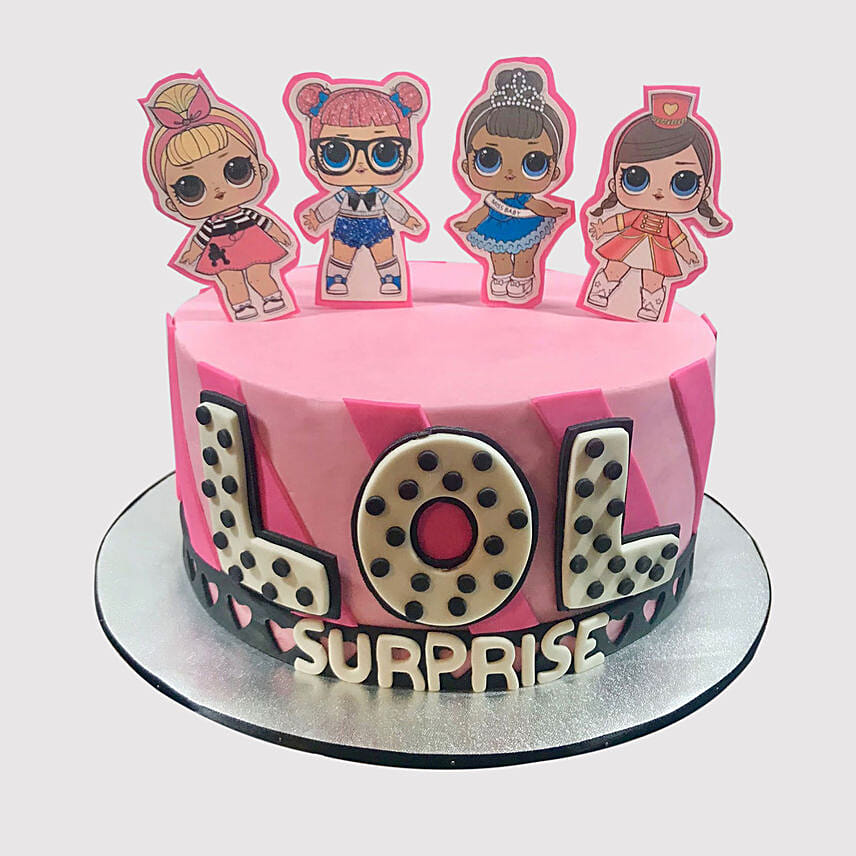 Order Lol Surprise Themed Fondant Red Velvet Cake Online | Same-Day ...