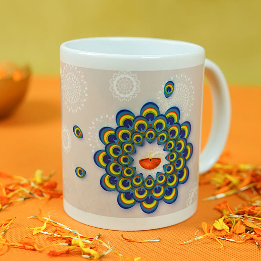 Order Joyous Diwali Wishes Mug Online | Same-Day Delivery UAE - Fnp.ae