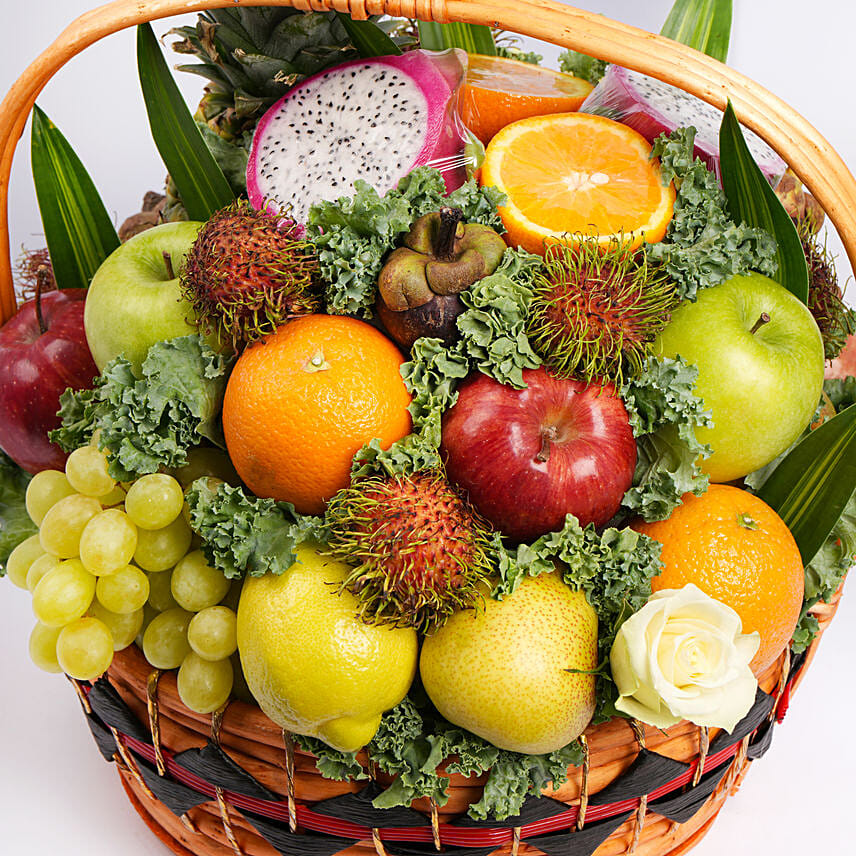 Online Exotic Fruits Basket Small Gift Delivery in UAE - FNP