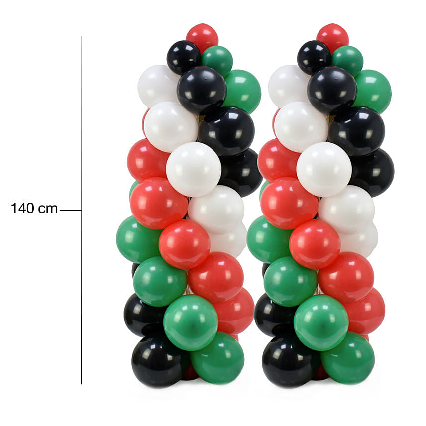أمر ستاند بالونات بألوان علم الإمارات العربية المتحدة أون لاين | توصيل ...