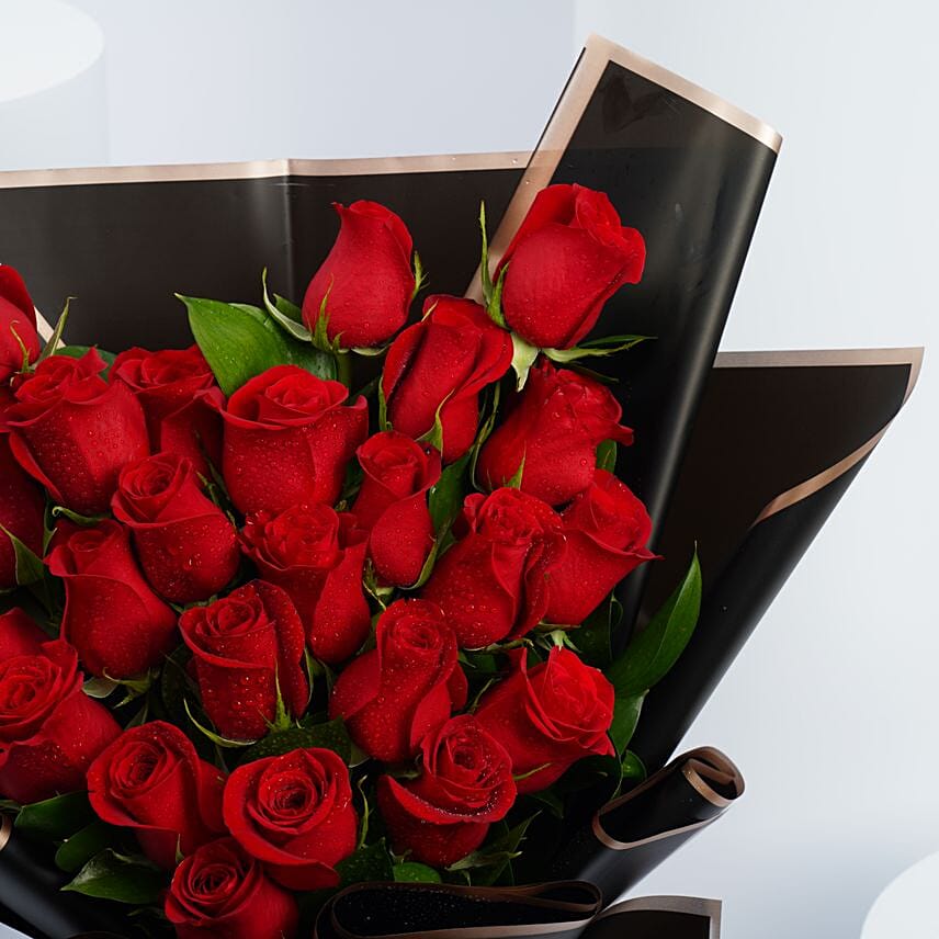 Online 24 Red Roses Bouquet Gift Delivery in UAE - FNP