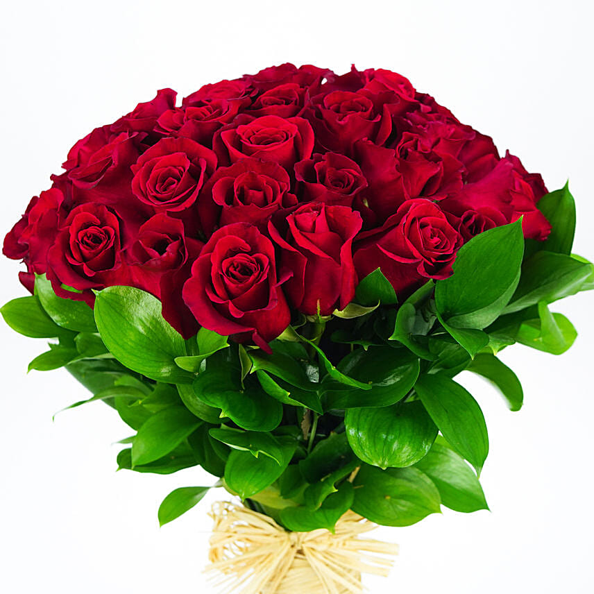 Order 50 Red Roses Posy Online | Same-Day Delivery UAE - Fnp.ae