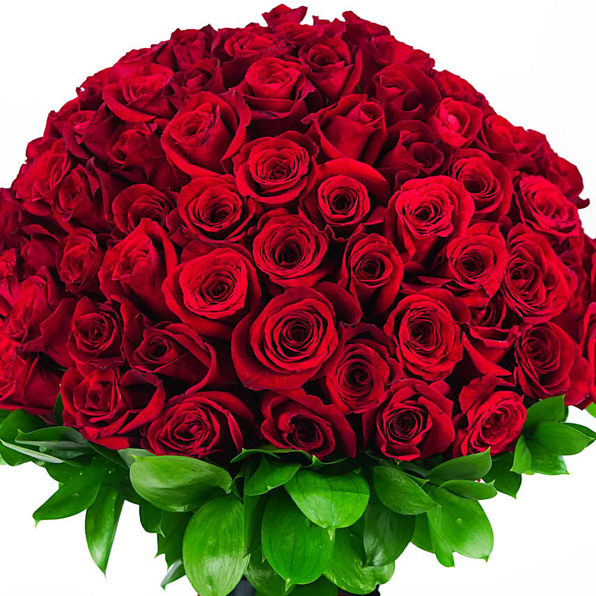 Order Hand Tied 150 Roses Bunch Online | Same-Day Delivery UAE - Fnp.ae