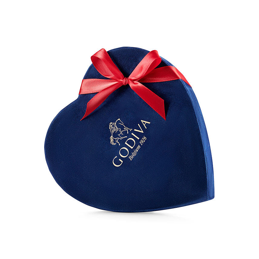 Order Premium Godiva Chocolate in Blue Heart Box Online | Same-Day ...