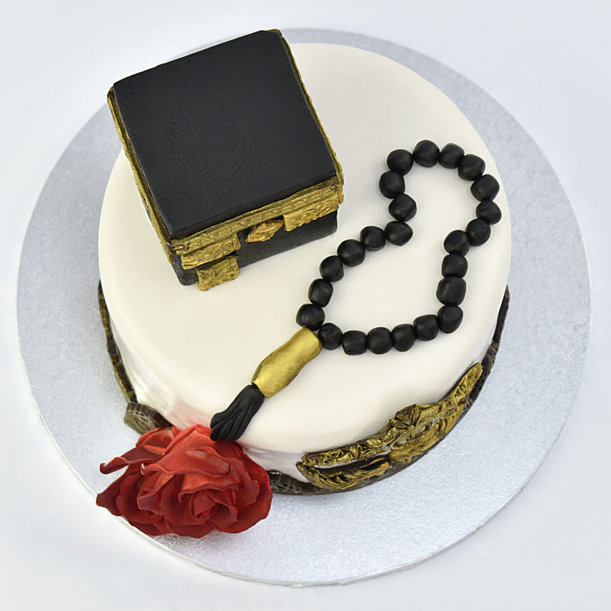 Order Hajj Mubarak Red Velvet Cake Online | Same-Day Delivery UAE - Fnp.ae