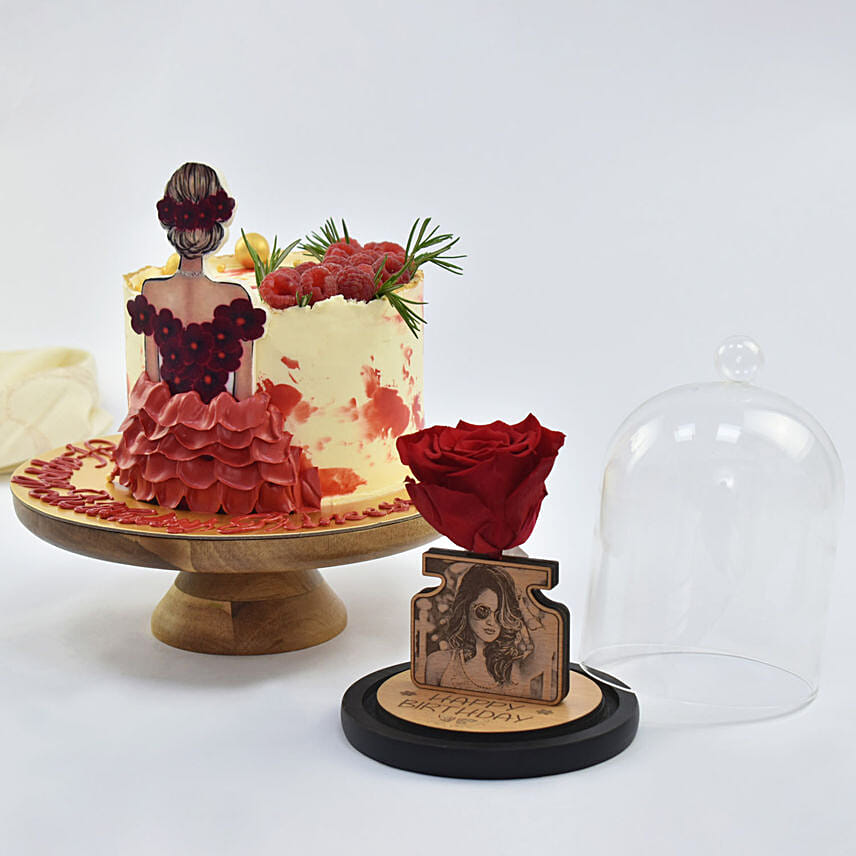 Order Happy Birthday Princess Chocolate Cake With Personalised Forever ...