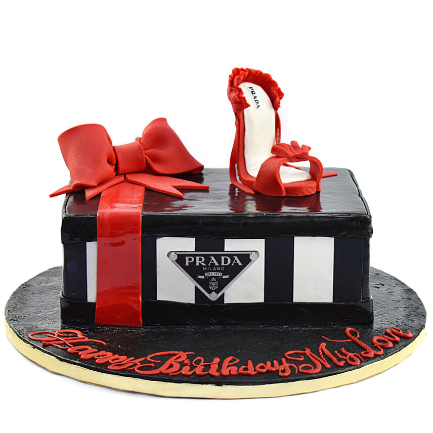 Order Prada Theme Designer Chocolate Cake Online | Same-Day Delivery ...