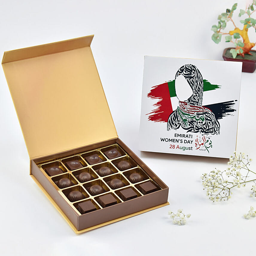 Order Emirati Women Day Chocolate Box Online | Same-Day Delivery UAE ...