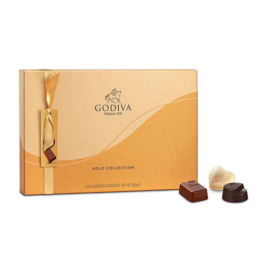 Order Godiva Gold Gift Box 25Pcs Online | Same-Day Delivery UAE - Fnp.ae